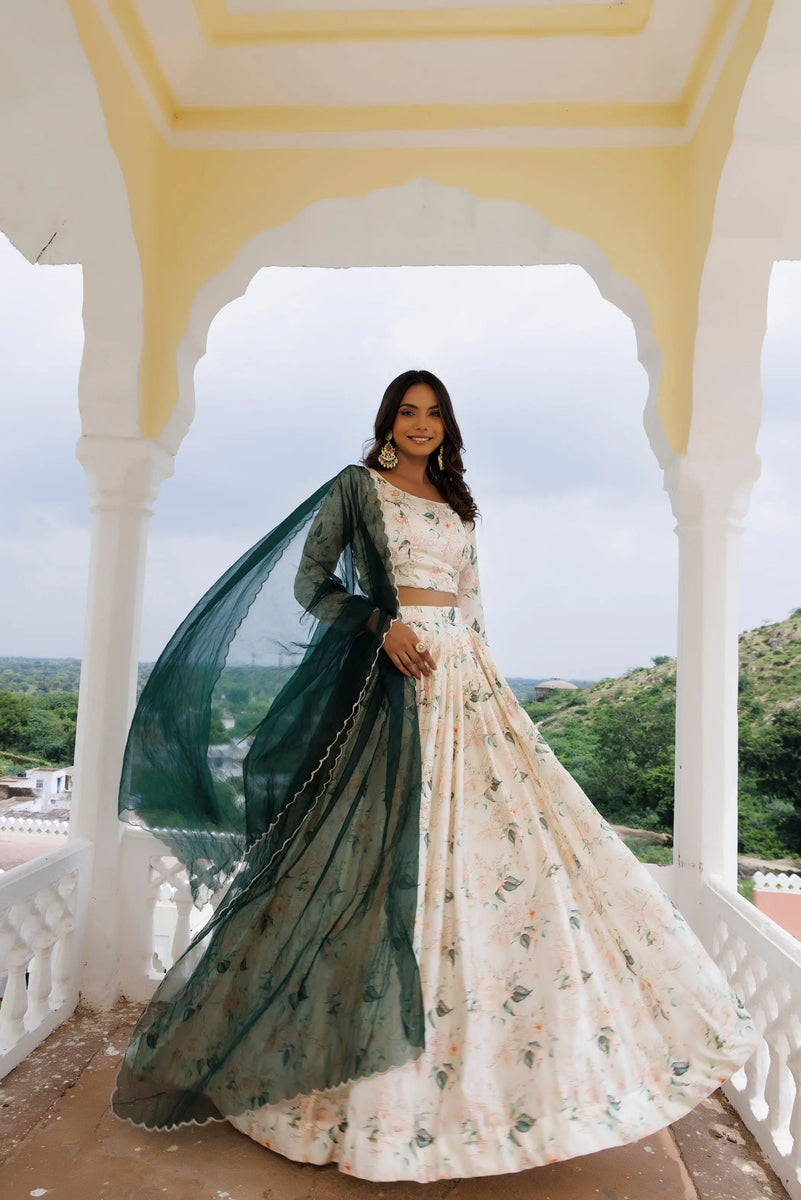 Champagne Lehenga Set – Ragavi